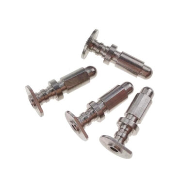 High Polish CNC Lathe Machining Parts Stainless Steel Pins 10 mm Metal Fastener