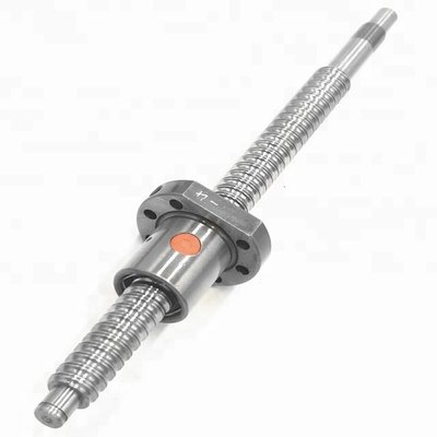 High Efficiency CNC Milling Parts Rotating Nut Ball Screws Oxidation Treatment
