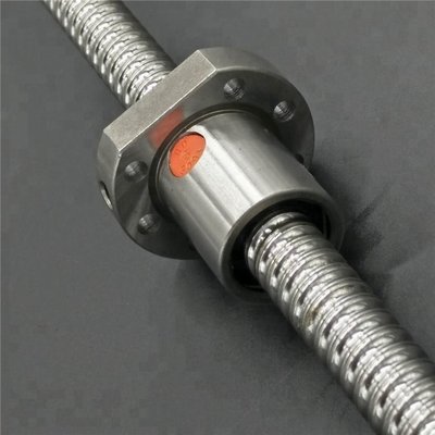High Efficiency CNC Milling Parts Rotating Nut Ball Screws Oxidation Treatment