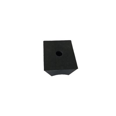 Compression Moulded Rubber Parts , Black Color Rubber Molded Parts Rubber Feet
