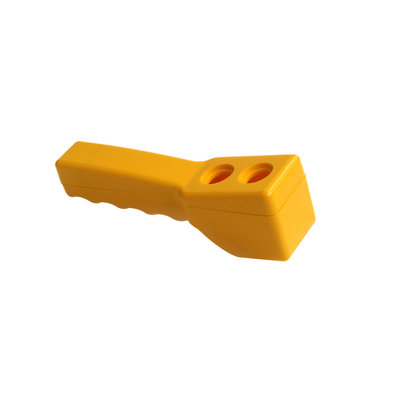 Yellow Injection Molded Plastic Parts , Custom Moulded Plastic Components