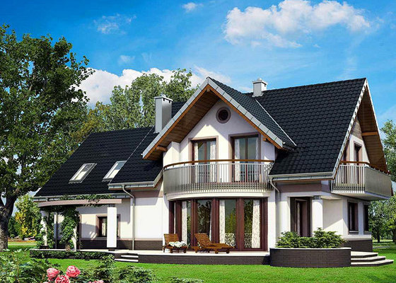 El lujo estándar moderno de Australia prefabricó la estructura ligera del capítulo de acero de los chalets para la venta caliente con precio bajo
