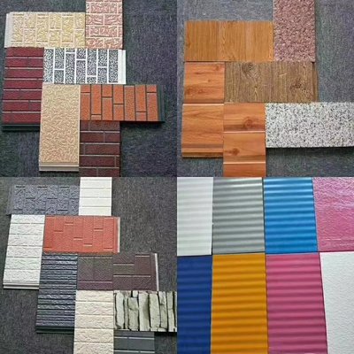 Fire Resistant Heat Insulation Metal Wall Panels Environmental Protection