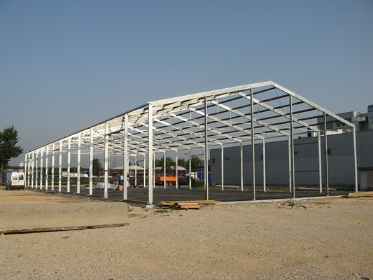 Anti Seismic PRS Beam Galvanized Prefab Steel Warehouse