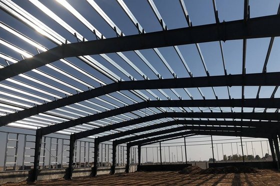 Light Weight Steel Structure Warehouse With Long Life Span High Strength
