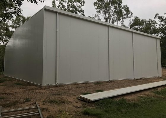 Large Span Pre Engineering Steel Factory Buildings , Modular Metal Buildings