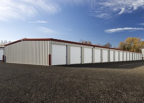 Agricultural Steel Frame Buildings / Prefab Storage Buildings For Personal Rent