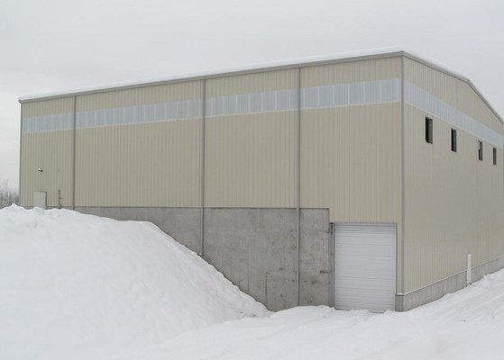 Commercial Prefab Steel Structure Building With Different Height Column