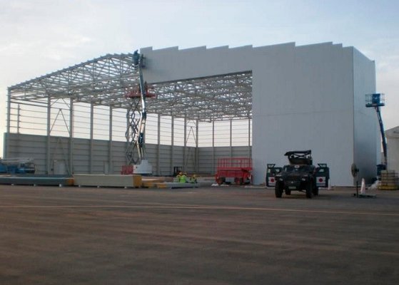 Aircraft Parking Prefabricated Steel Structure Hangar