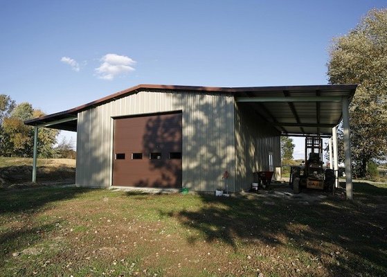Contemporary Prefab Steel Houses / Pre Engineered Metal Building Homes With Cantilever