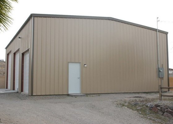 Light Structural Prefab Steel Houses Commercial Garage Buildings For Car