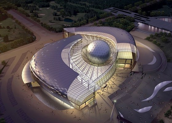 Flexible Commercial Steel Frame Buildings Steel Space Frame Structures Long Using Life