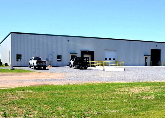 Clear Span Single Slope Light Steel Framing System / Prefab Warehouse Building