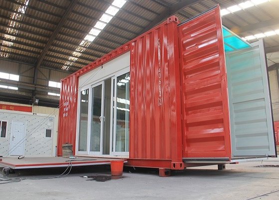 Modified Shipping Container House With Electrical Platform Wind Resistance