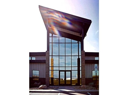 Industrial Prefabricated Steel Warehouse Buildings / Industrial Steel Construction