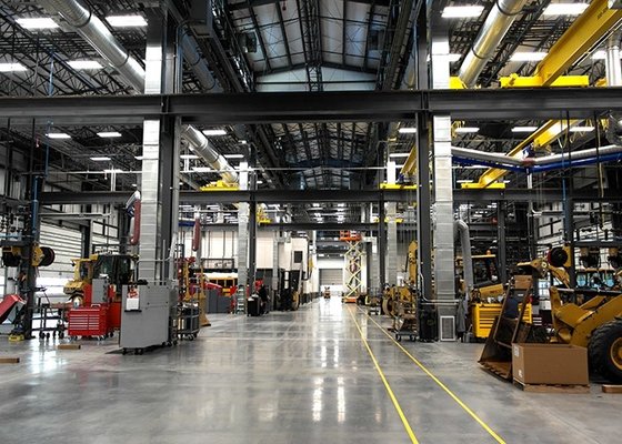 Rigid Frame Steel Structure Workshop Bolts Connection Fast Assembling