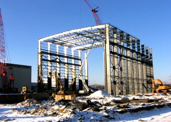 High Rise Pre - Engineered Steel Structure Workshop Environmental Friendly