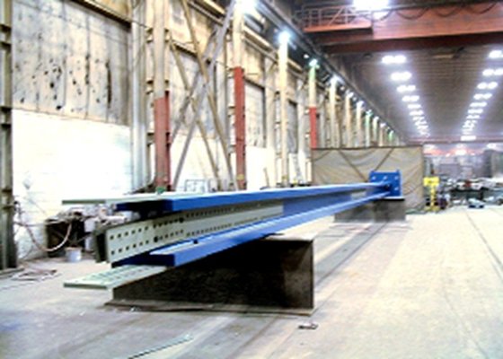 Plate Griders Shot Blasting Components Truss Chords Painted 950mm - 1200mm Width