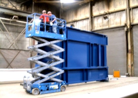Plate Griders Shot Blasting Components Truss Chords Painted 950mm - 1200mm Width