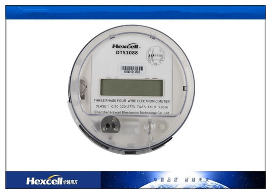 Hexcell Socket Energy Meter Three Phase Electronic Revenue Active 1000imp/kWh