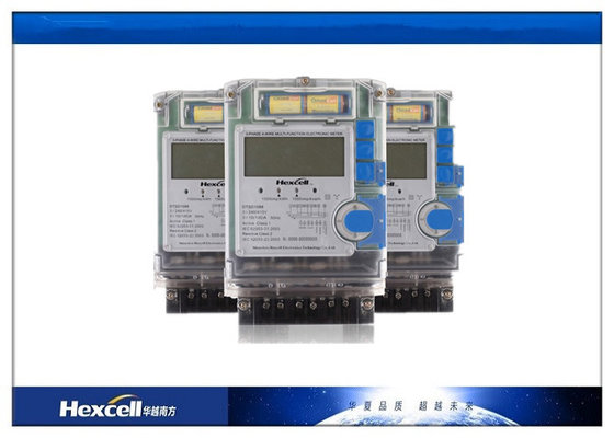 Multi Rate Electricity Meter , Three Phase Four Wire Energy Meter PLC Communication