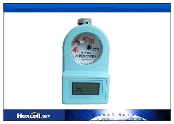 RF IC Card Prepaid Water Meter , Cold Water Flow Meter LXSGK-20 Model Number
