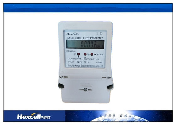 Single Phase Digital Energy Meter DDS1088 Cyclometer , Two Wire Active Energy Meter