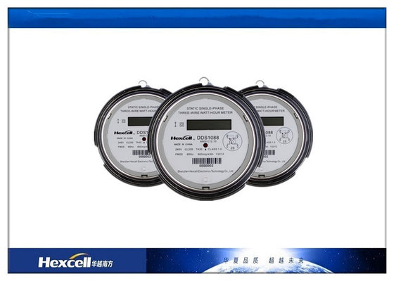 Intelligent Smart Electrical kwh Meter , Watt-hour Power Energy Meter