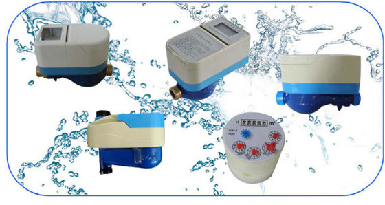 HEXCELL Prepaid Water Meter , IC Card Digital Electrical Smart Water Meter