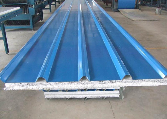 Industrial Aluzinc Color Steel Lightweight Roof Tiles With Small / Regular Spangle