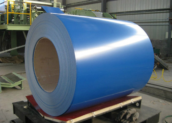 Anti Erosion Color Steel Coil Roll , Prepainted Steel Coil Environment Protect