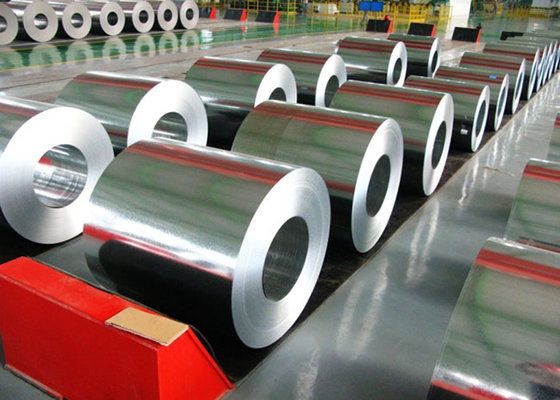 Anti Finger Hot Dipped Galvanized Steel Coils , Steel Coil Strip CE ISO