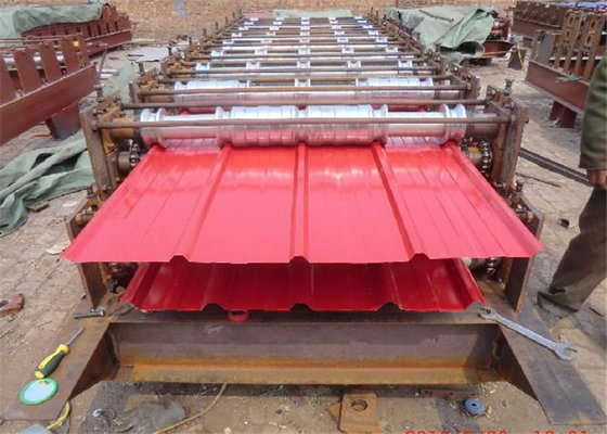 Corrugated Color Steel Roof Tile , Hot Dipped Galvanzied Steel Plate ASTM JIS