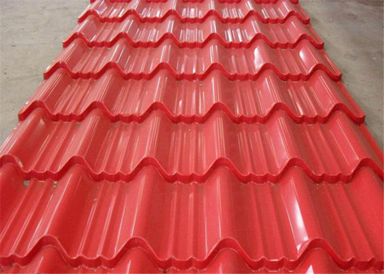 PPGI PPGL Many Color Steel Roof Tile With Corrosion Resistance Ability