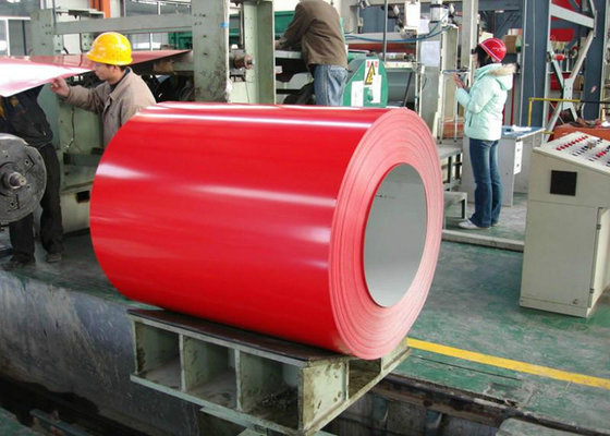 0.6MM Thickness PPGI Cold Rolled Steel Strips Impact / Fire Resistance