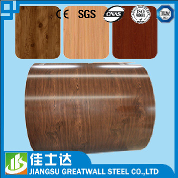 Building Materials Color Steel Coil Wooden Colour Coated Coils Customized