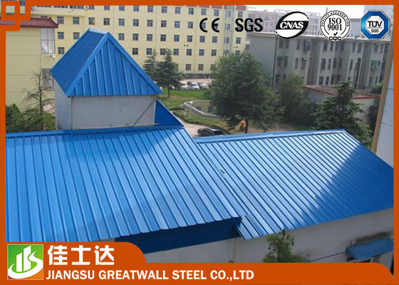 Zinc Aluminized Ppgl / Ppgi Color Steel Roof Tile Steel Roofing Sheets Construction Use