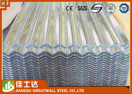 Hot Dipped Cold Rolled Aluminium Zinc Corrugated Roofing Sheets Color Coated
