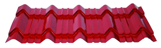 Light Blue Galvanized Corrugated Steel Sheets Steel Roof Tiles CE Approval