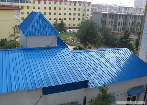 YX25-205-820 Corrugated Galvanized / Galvalume Steel Sheets Zinc Coated Steel Sheets