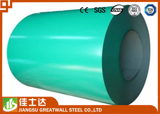 Fireproof / Waterproof / Anti - Erosion Hot Dipped Color Steel Coil For Building Material