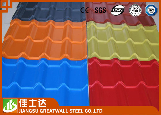 Hotel Building Material Corrugated Roof Tiles Metal Roofing Sheets CE Approval