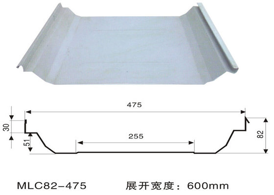 Zinc / Aluminium Corrugated Steel Sheets With Selfclean Function , EN DIN AISI BS JIS ASTM