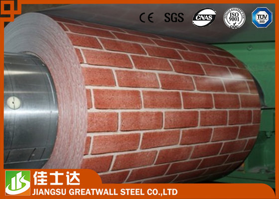 Red Pre-Painted Galvanized Steel Coils / PPGI Color Coated Steel Coil