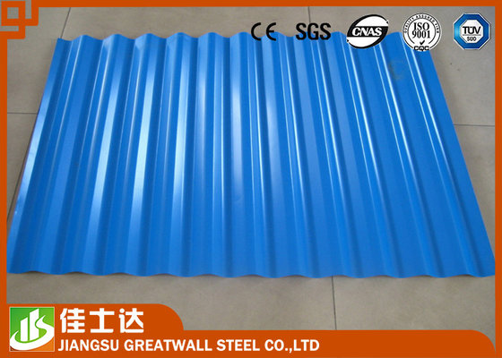 Standard Corrugated Galvanized Roof Steel Sheets 914mm / 1219mm / 1250mm Width