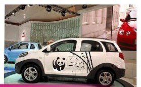 ポリ塩化ビニールの車によって印刷された自己接着ステッカー/習慣は車カバーのためのステッカーを印刷しました