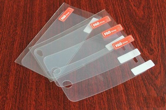 Película protectora del teléfono celular del PVC que corta con tintas para la protección de la pantalla, grueso de 0.3m m