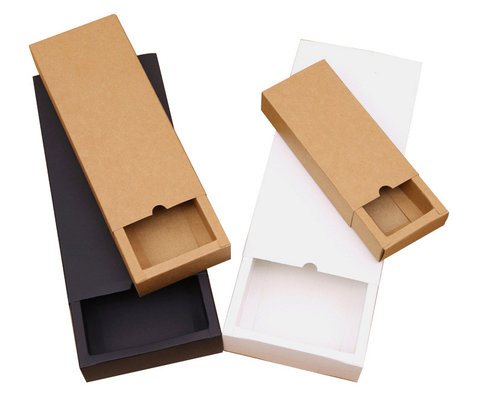 Craft paper die cut custom soap bar packaging box with window supplier