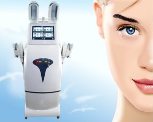 4 Silica Gel Handle Cryolipolysis Cavitation Laser Slimming Machine