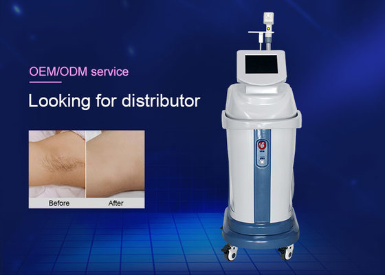 Permanently 808nm Diode Laser Body Hair Removal Machine TEC Water Tank Cooling System